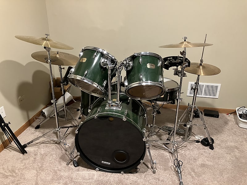 Pearl Export series 2000s - Green | Reverb