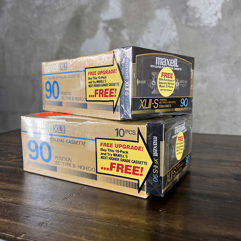 Maxell XLII 90 minute cassette tapes | Reverb