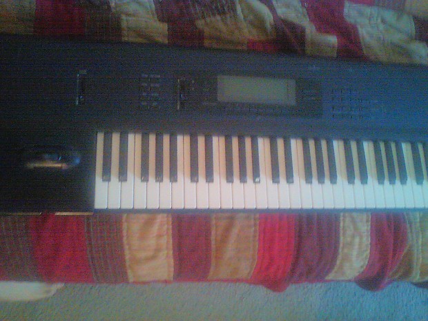 Korg 01wfd 1991 Black workstation synthesiser 16 track | Reverb