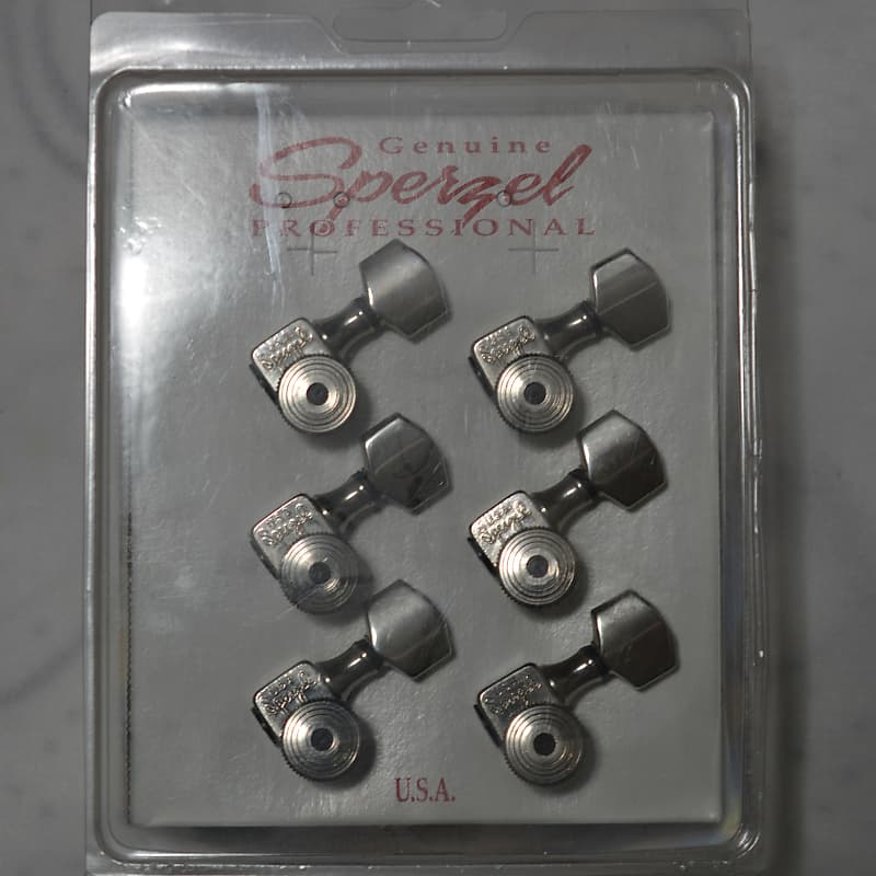 Sperzel 6-in-Line Locking Tuning Machines - Nickel | Reverb