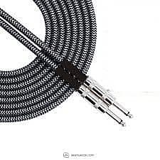 Hebikuo Instrument Cable, Braided, 1/4" Straight to Straight | Reverb