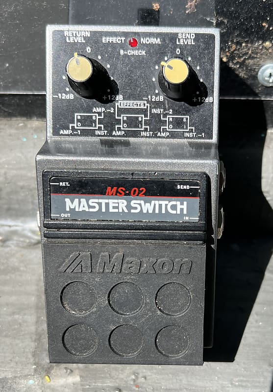 Maxon Master Switch MS-02 1980's - Silver | Reverb