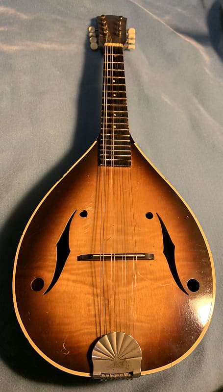 Sunburst Finish Stratolin Style Mandolin | Reverb