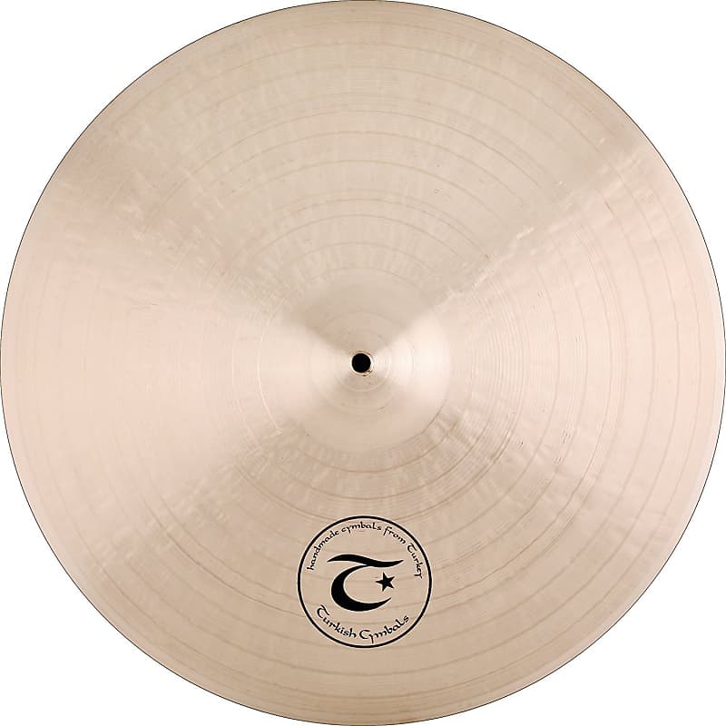 Turkish Cymbals 22" Vintage Soul Ride Sizzle/Rivets | Reverb