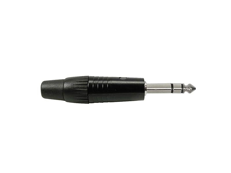 Jack plug, 6,3mm, 3-pole, rubber 7,5mm, aluminium | Reverb Canada