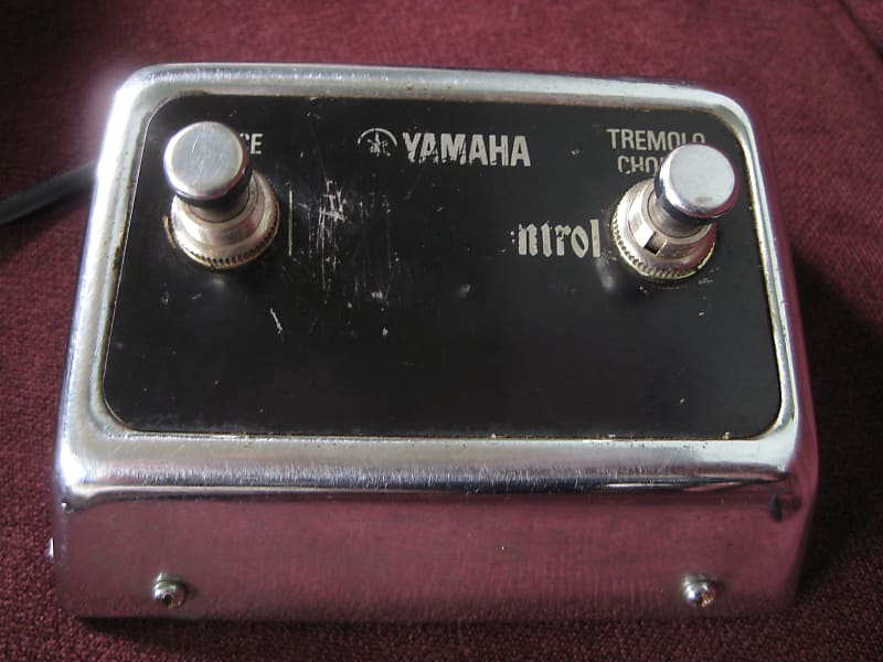 Yamaha ra-50 ra-100 ra-200 foot switch pedal 70s - Chrome | Reverb