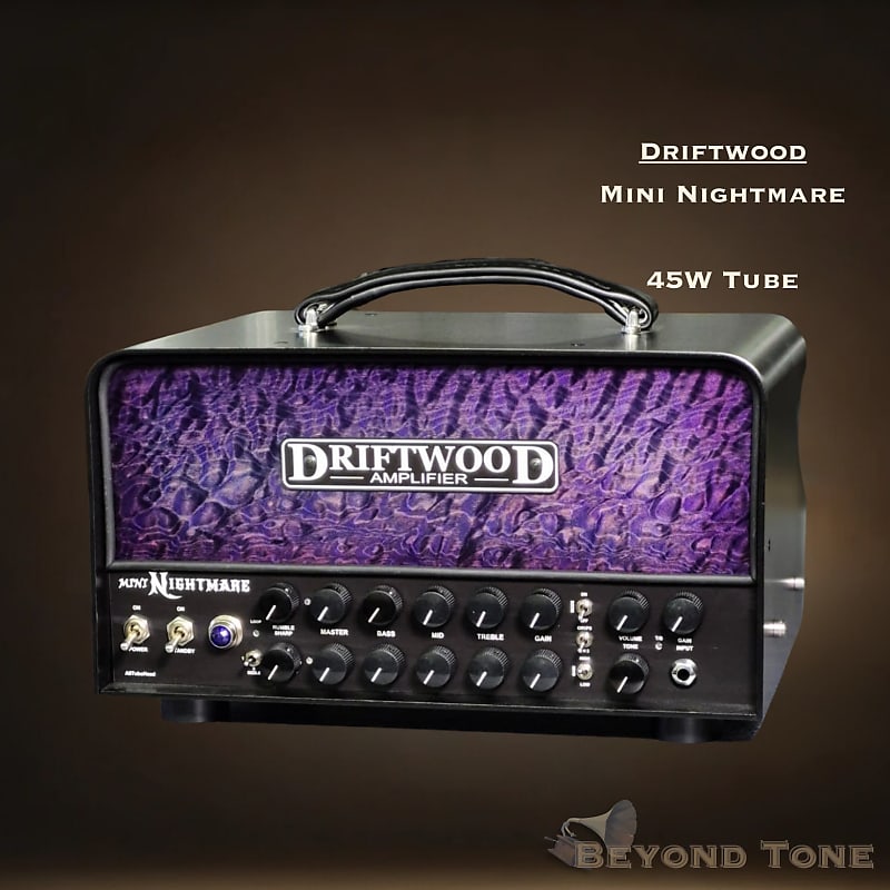 Driftwood Mini nightmare 2025 - 45w Tube amp head - Black | Reverb UK