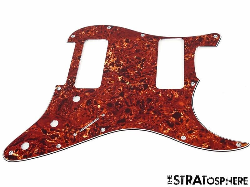 * NEW Brown Tortoise P-90 Stratocaster PICKGUARD for Fender | Reverb