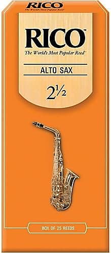 Rico Reed Alto Sax Rico 2.5 Single Reed Only | Reverb
