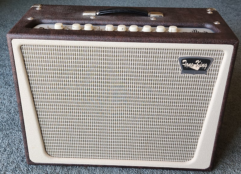 Tone King Metropolitan Brown with Custom Cover and Footswitch | Reverb