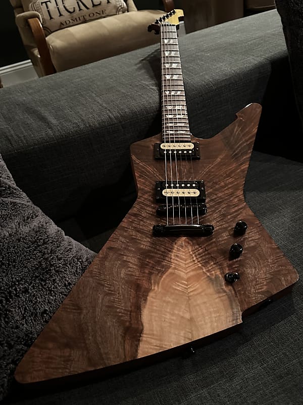 Schecter E-1 Explorer Figured Walnut USA 2020 - Figured | Reverb