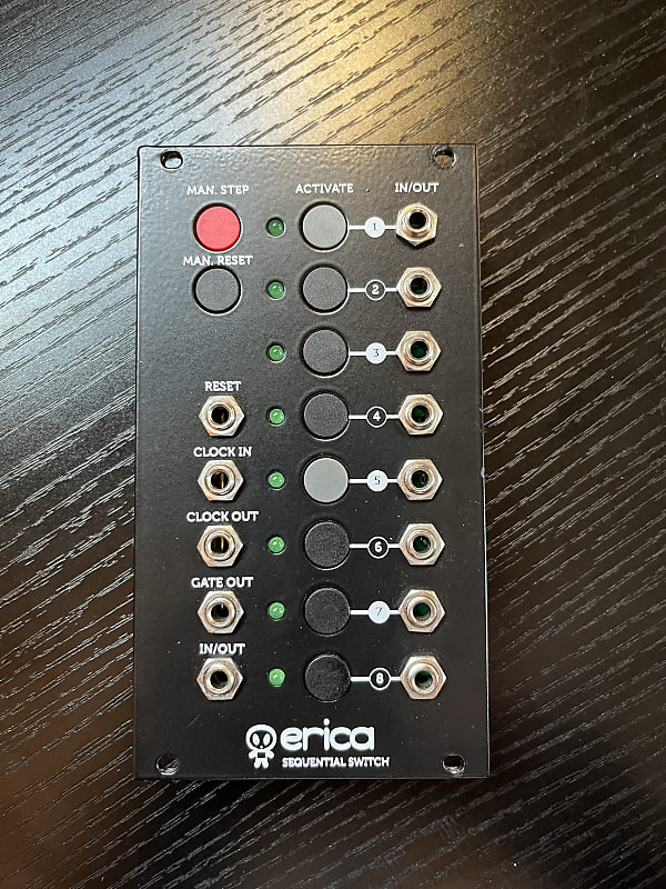 Erica Synths Sequential Switch V1 - Black | Reverb