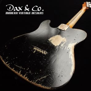 OUTLAW COUNTRY/PUNK Squire Telecaster Custom! Black Dax&Co | Reverb