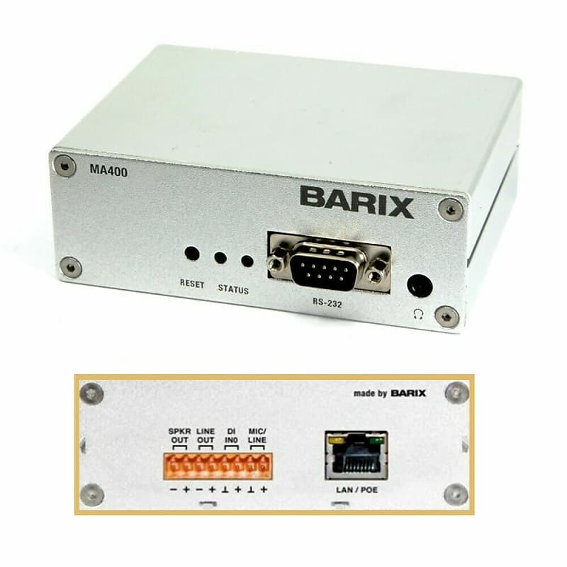Barix MA400 SIP Opus Codec | Reverb