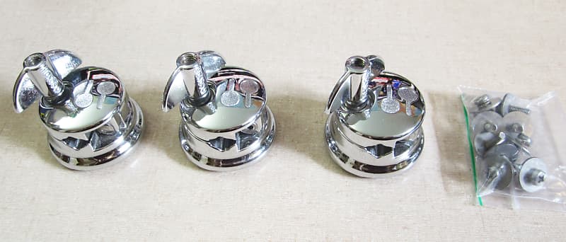 Set 3 SONOR (3-Hole) BASS DRUM SPUR, RISER or FLOOR TOM LEG | Reverb