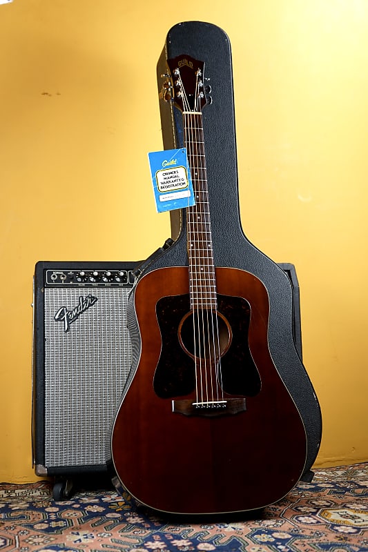 1978 Guild USA D25 (Factory Custom Order Double Pickguard) | Reverb