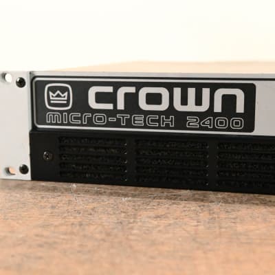Crown Micro-Tech 2400 2-Channel Power Amplifier CG01M91 | Reverb