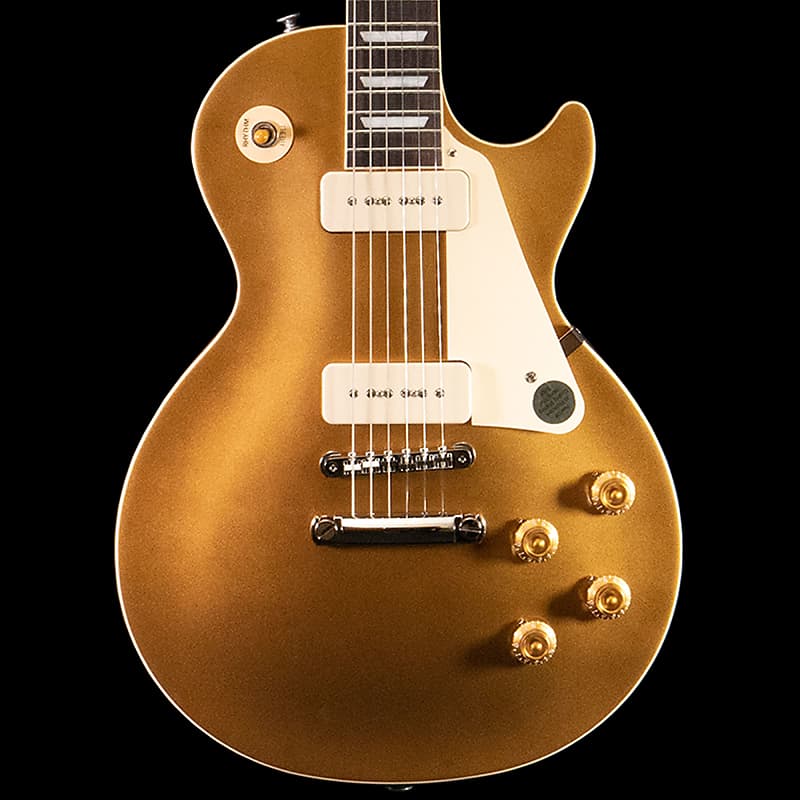Gibson Les Paul Standard '50s Guitar P90 Gold Top | Reverb