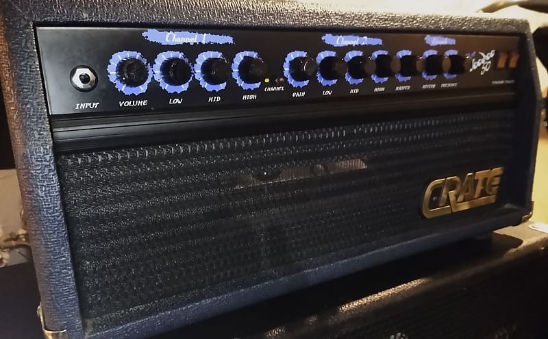 Crate Blue Voodoo 50 BV-50H Mid-90s - Blue Tolex | Reverb