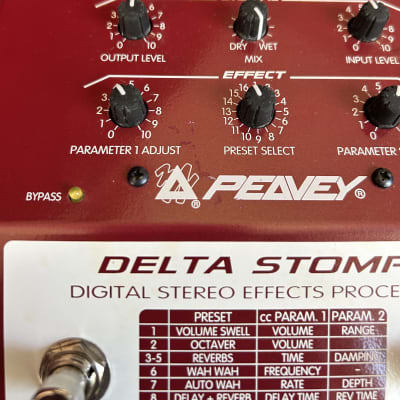 Peavey Delta Stomp Multi-Effect w/ Full Feature Leslie / | Reverb