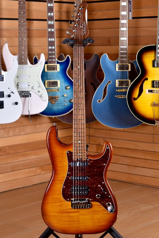 Schecter R66 Elite II Roasted Maple Traditional Vintage | Reverb