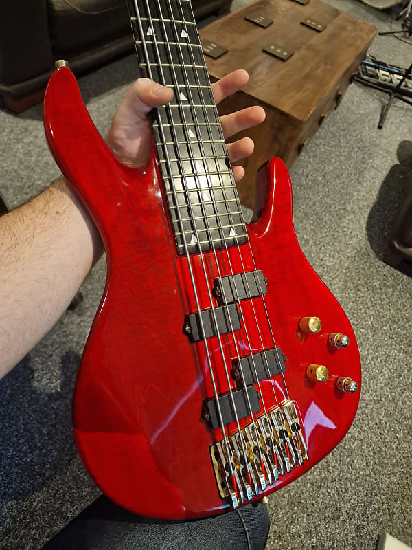 USA Made Peavey TL6 6 String Bass. Excellent Condition with | Reverb