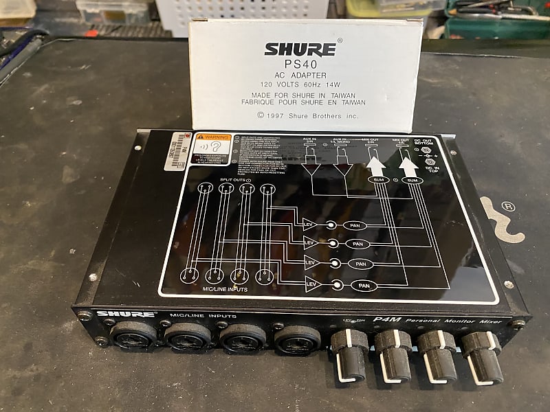 Shure P4M Personal Monitor Mixer | Reverb