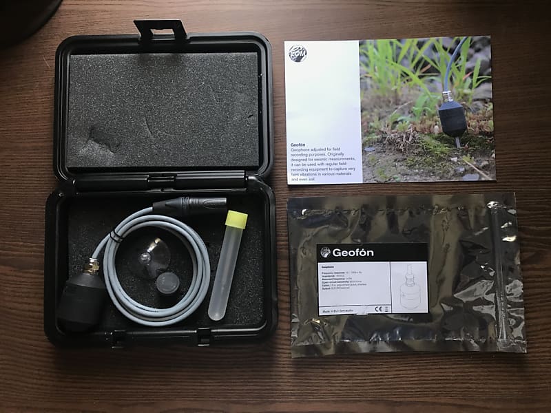 Lom Geofon - sensitive XLR Geophone for field recording + | Reverb