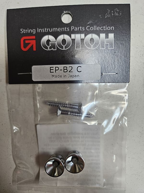Gotoh Vintage Style Strap Buttons - Chrome | Reverb