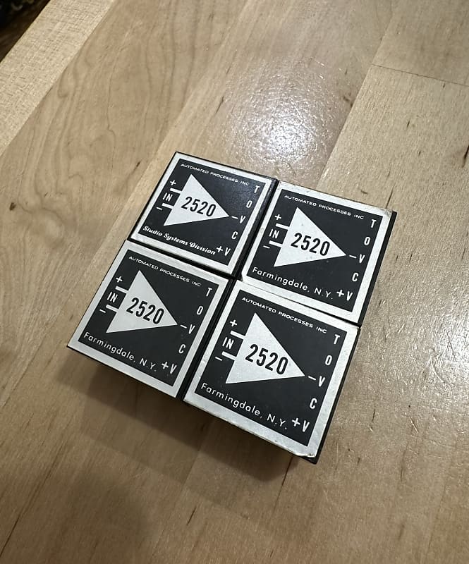 API 2520 1970 rare vintage opamp lot x4 | Reverb UK