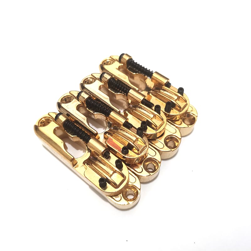 Ibanez MR5 4 Strings Mono-Rail Bass Bridge - Gold | Reverb