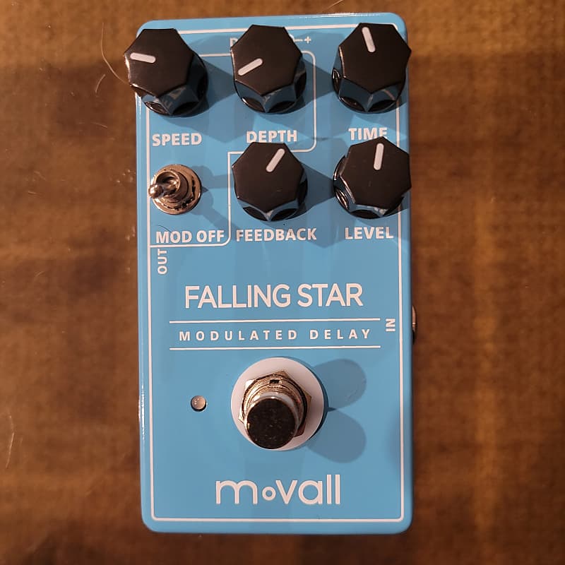 Movall Audio Falling Star Modulated Delay Pedal - Blue | Reverb
