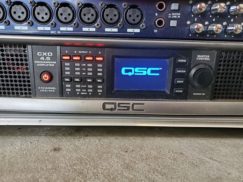 QSC CXD 4.5 Powered Processing Amp | Reverb