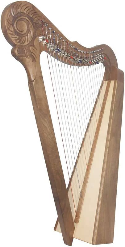 Roosebeck 22-String Parisian Harp w/Full Chelby Levers | Reverb