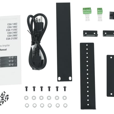 JBL CSA 140Z Commercial 70v Amplifier+(2) White 4" Wall Mount | Reverb