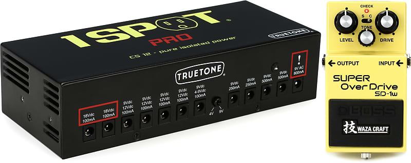 Truetone 1 SPOT PRO CS12 12-output Isolated Guitar Pedal | Reverb