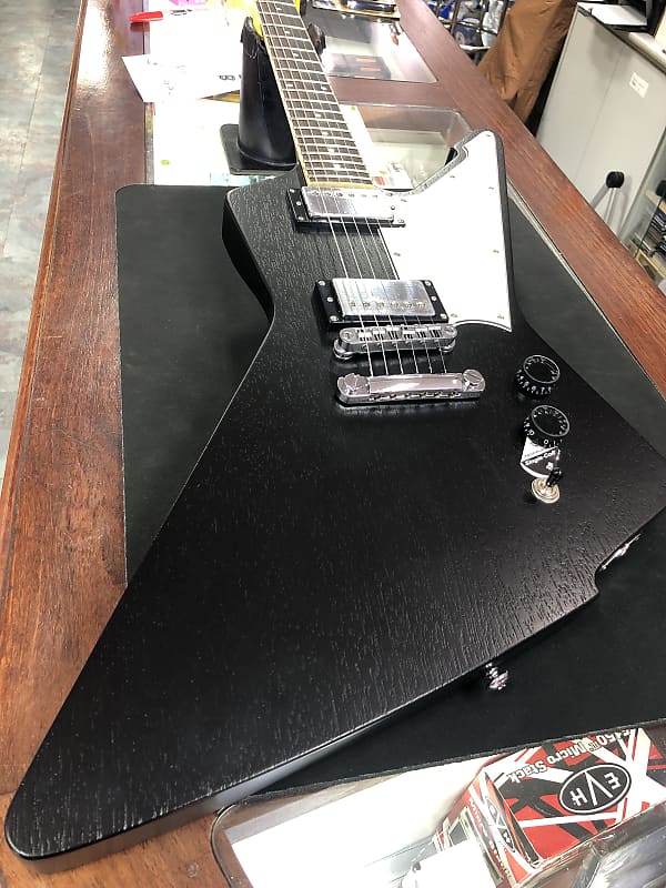Schecter E-1 standard explorer standard electric guitar Black | Reverb