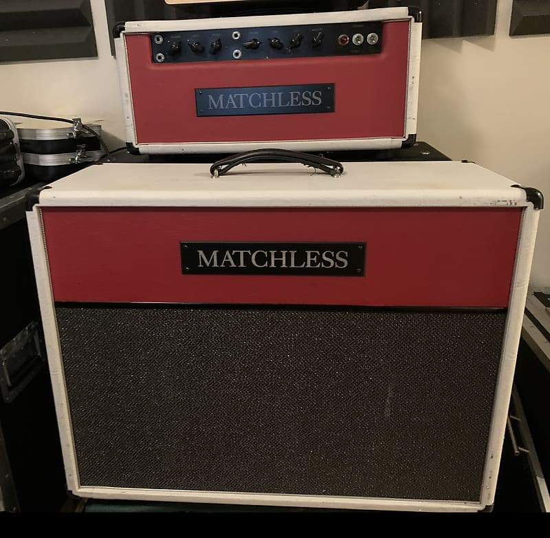 Matchless HC30 Head and Cabinet 2005 Red White | Reverb