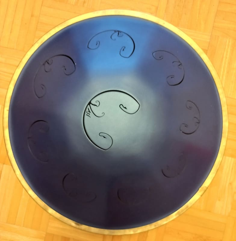 Handpan RAV VAST 2 C Golden Gate Handpan 2021 - blau | Reverb