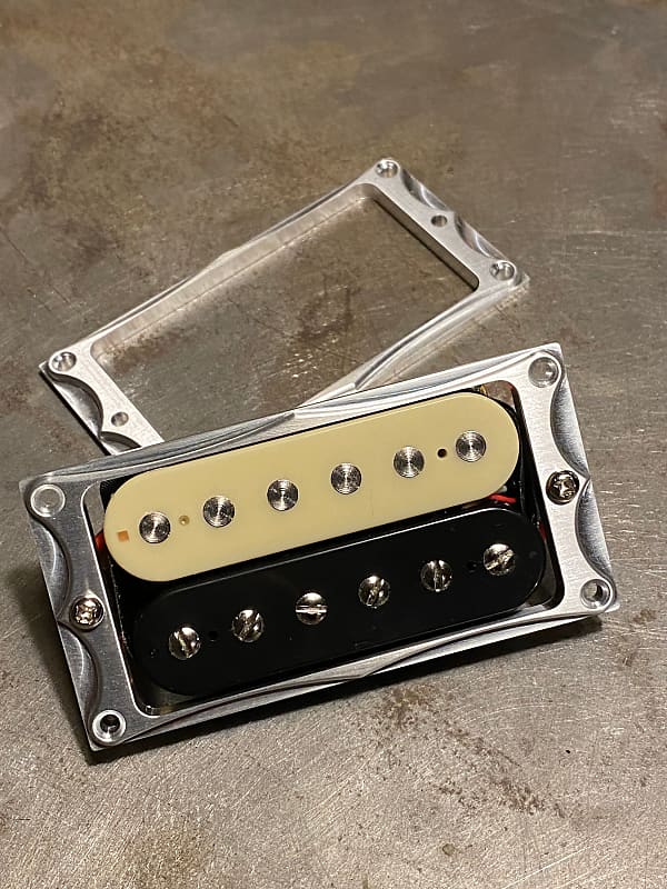 Custom Humbucker style Pickup Mounting Ring - CNC Machined | Reverb