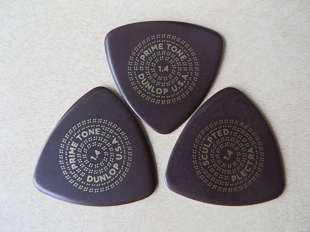 Dunlop Primetone Triangle picks 1.4mm 1.3mm 9 Total | Reverb