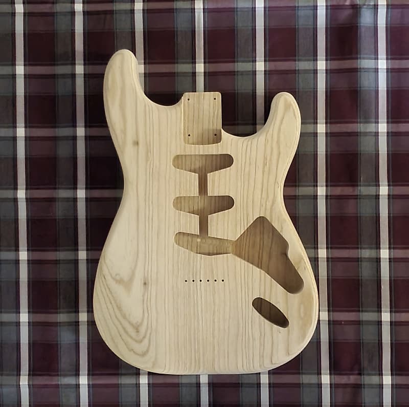 Woodtech Routing 2 pc. Swamp Ash Hardtail Stratocaster Body - | Reverb