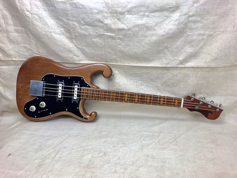 Vintage 1960's G.L. Stiles Scroll Bass Guitar Rare Needs Fret | Reverb