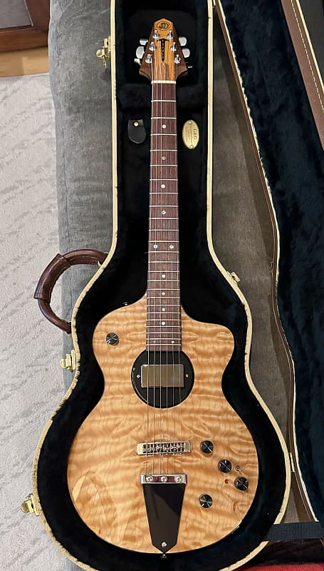 Rick Turner Model 1 Deluxe 2002 - Gloss Quilted Maple | Reverb
