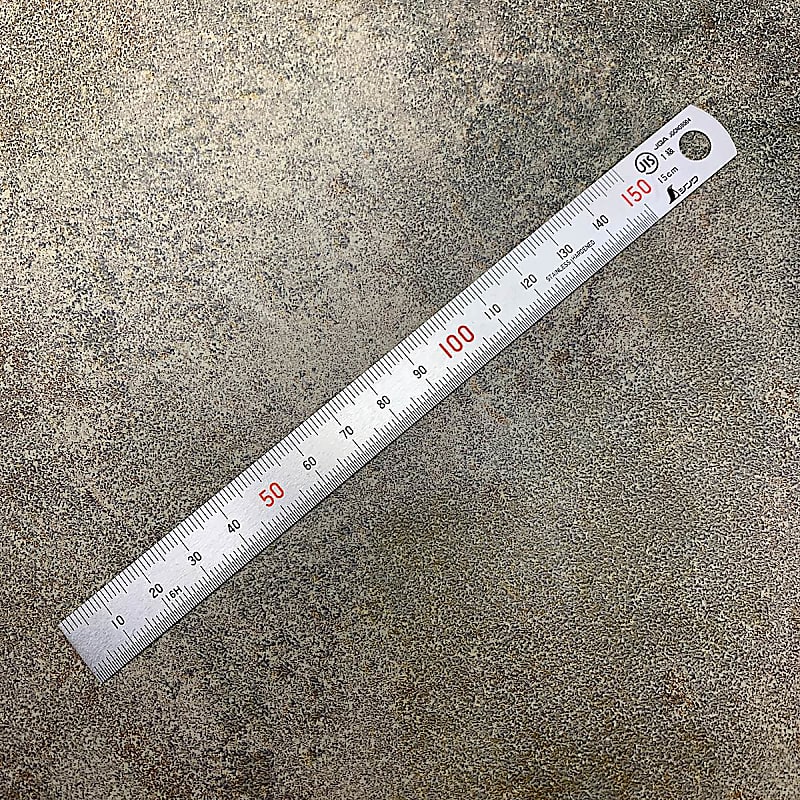 Shinwa Stainless Steel Rule 150mm TL-RU150 | Reverb Australia