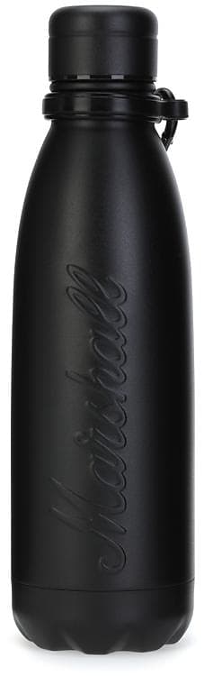 Marshall Logo Black Steel Bottle | Reverb