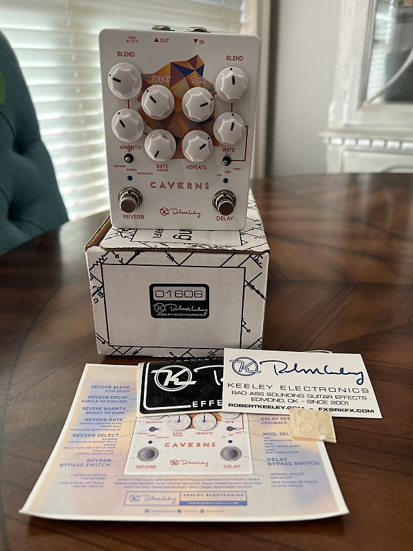 Keeley Caverns Reverb / Delay V2 2017 - Present - White | Reverb
