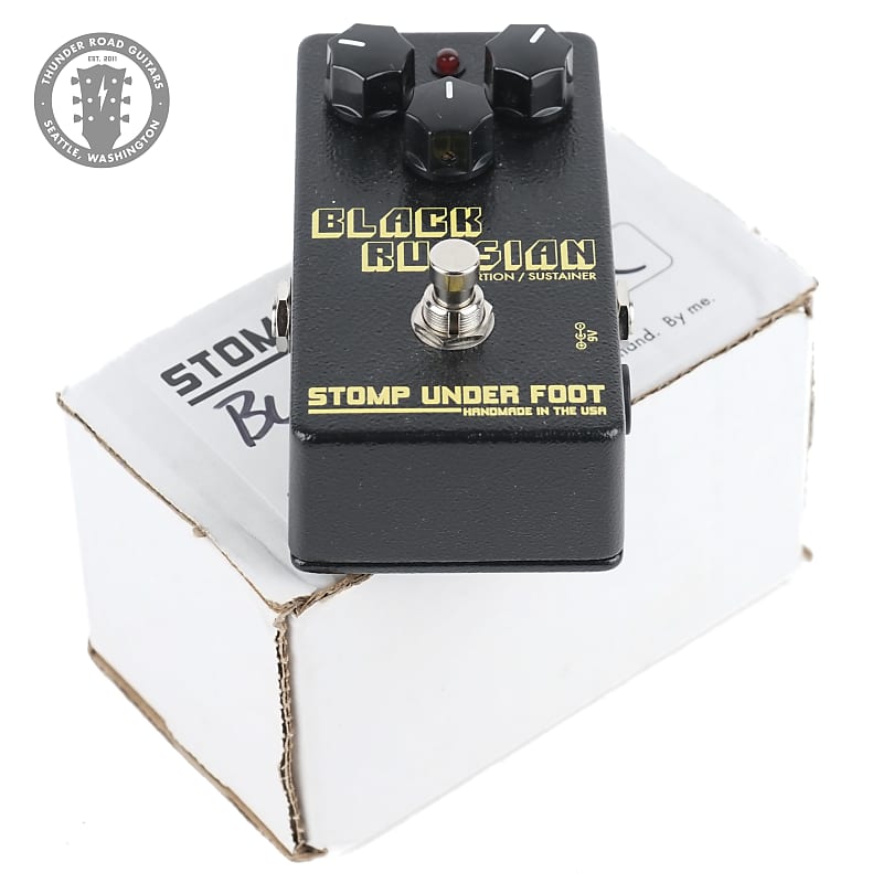 Used Stomp Under Foot Black Russian Pedal | Reverb