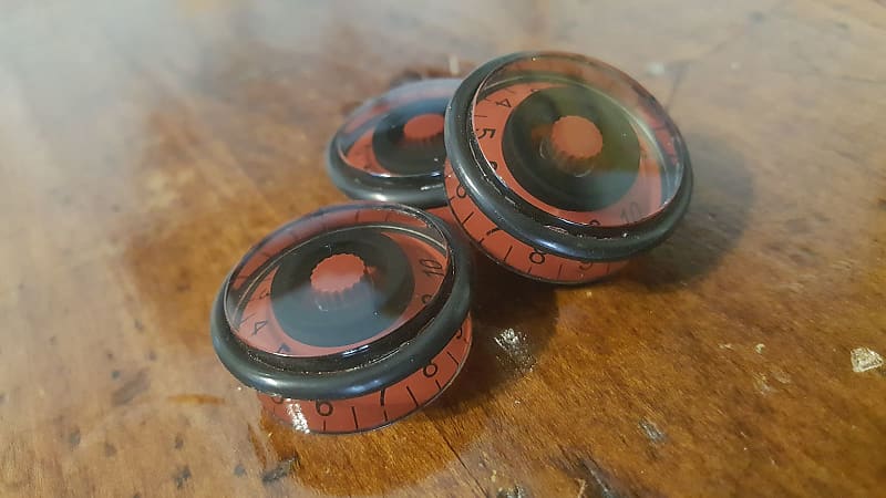 JAT CUSTOM GUITAR PARTS 3 Speed Grip Speed Knobs Wine Red | Reverb UK