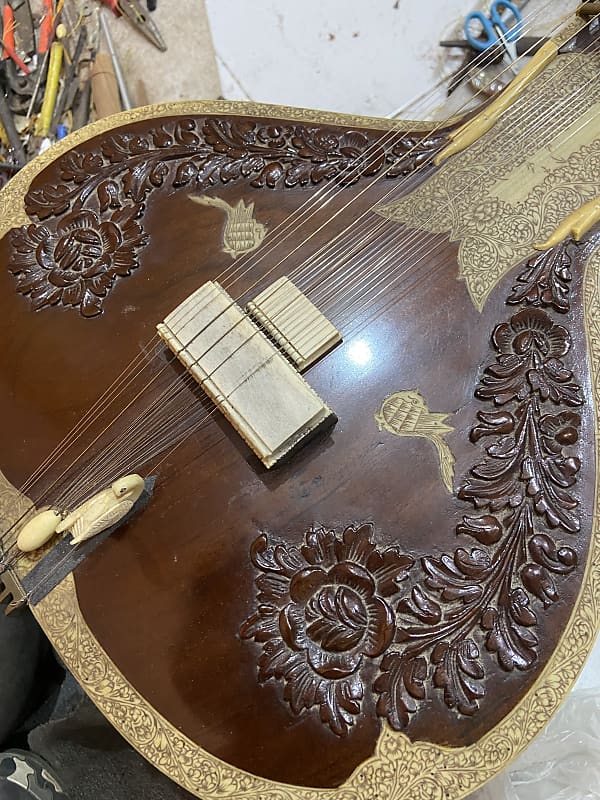 Vintage Professional Amazing Rare Naskars Sitar 45 years | Reverb UK